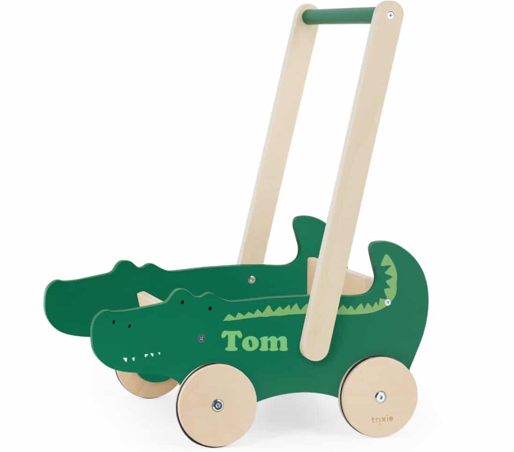 Houten Loopkar Met Naam