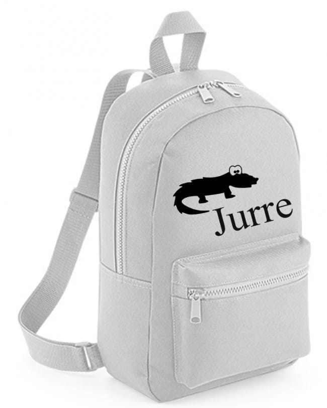 Kinderrugtas Fashion Grijs- Kinderrugtassen Met Naam - Tas Met Naam ...